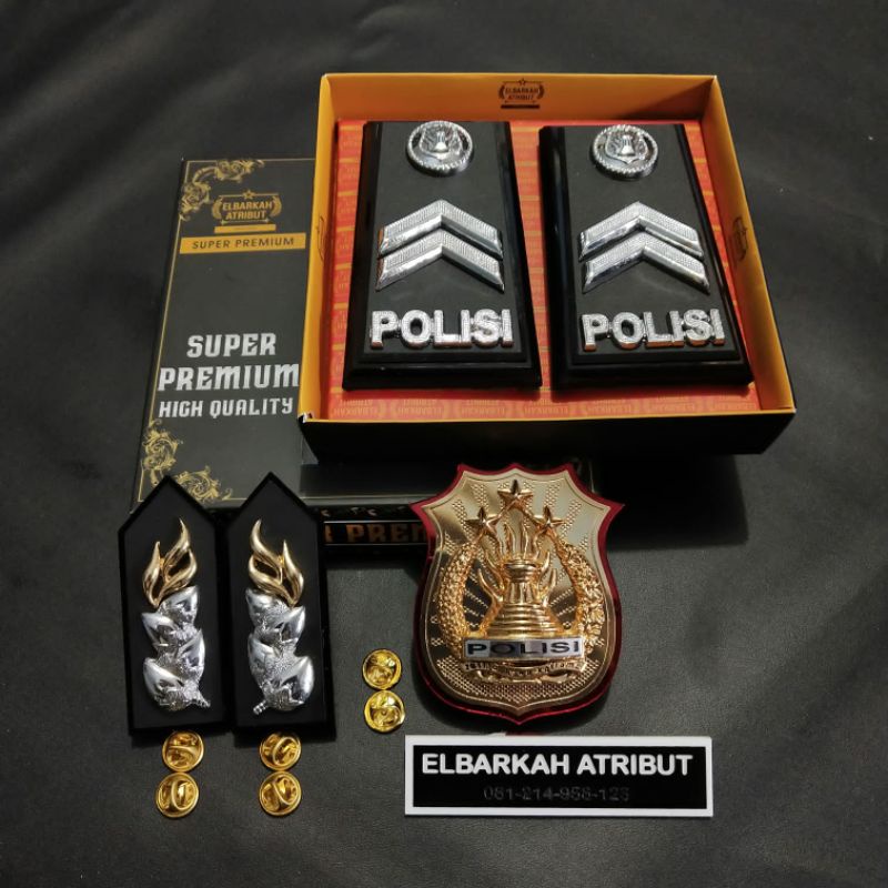 Jual SATU PAKET PANGKAT BRIPTU+MONOGRAM+KEWENANGAN FULL AKRILIK DOVE ...