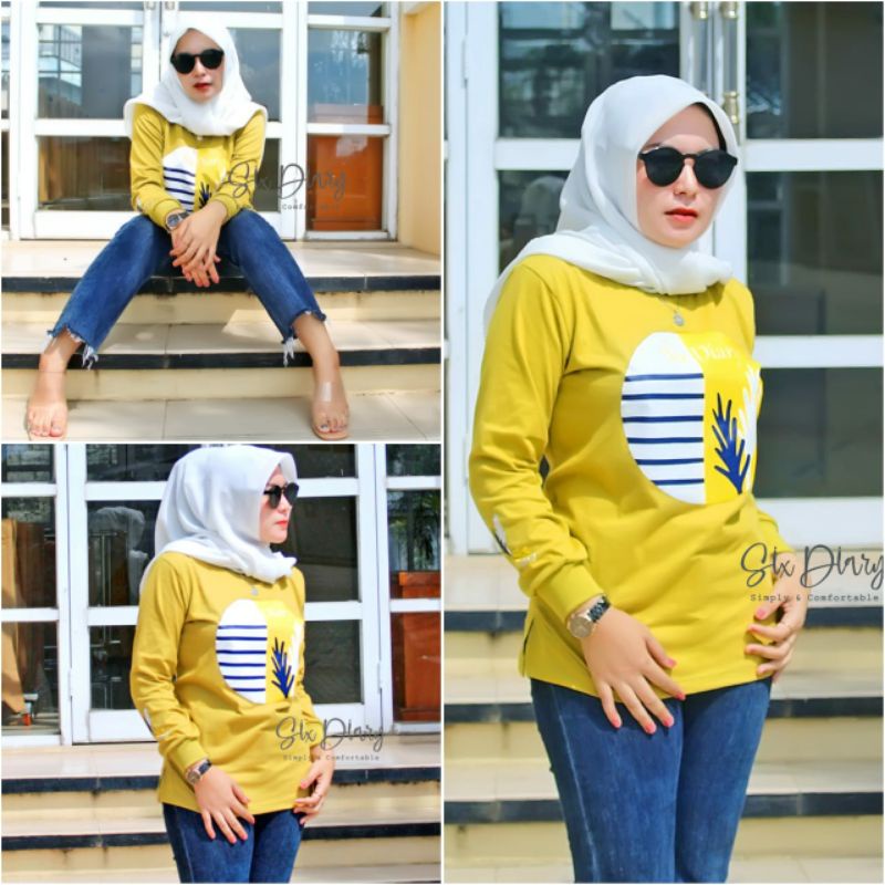 Jual Six Diary Atasan wanita kekinian terbaru six diary lengan panjang ...