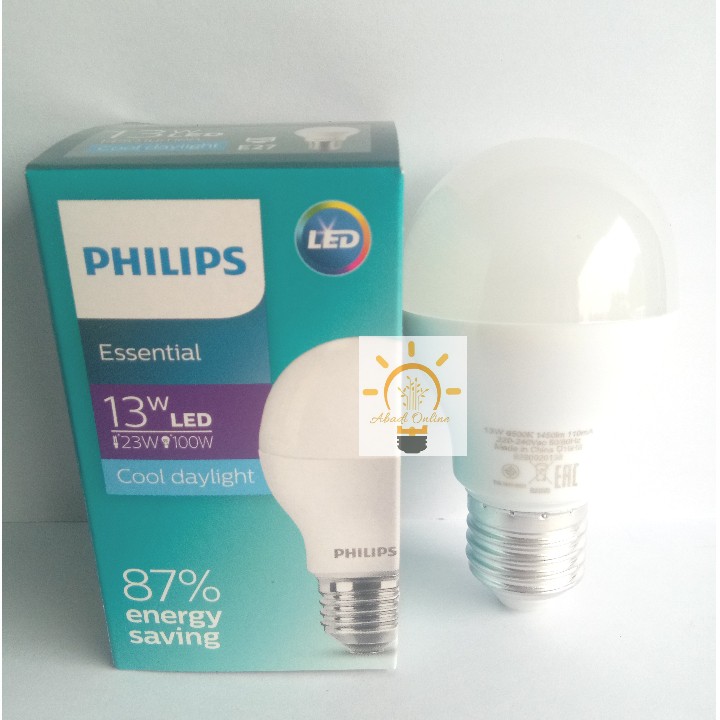 Jual LAMPU PHILIPS ESS LEDBULB 13W E27 6500K 230V 1CT/12 APR | Shopee Indonesia