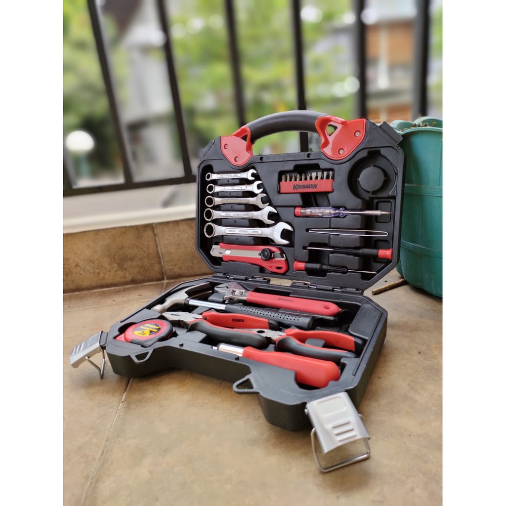 Jual Krisbow Mechanic Tool Kit Set Perkakas 27pcs (1 set) | Shopee Indonesia
