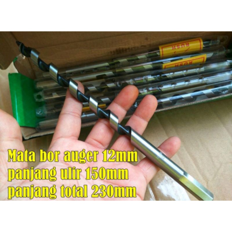 Jual Mata Bor Kayu Spiral Panjang / mata bor papan / Auger Wood Bit ...