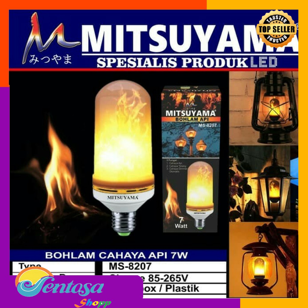 Jual TERMURAH!! Lampu Led Api Bohlam Lampu Led E27 Flame Effect ...