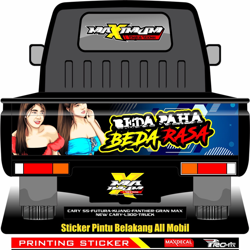 Jual Stiker pintu Mobil PICK UP L300 Carry SS/Futura Grandmax Gambar ...