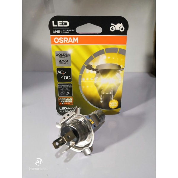 Jual Bohlam Lampu Depan Led Osram H4/HS1 KUNING cb 150r cbr 150 verza vixion R15 mx king R25 ...