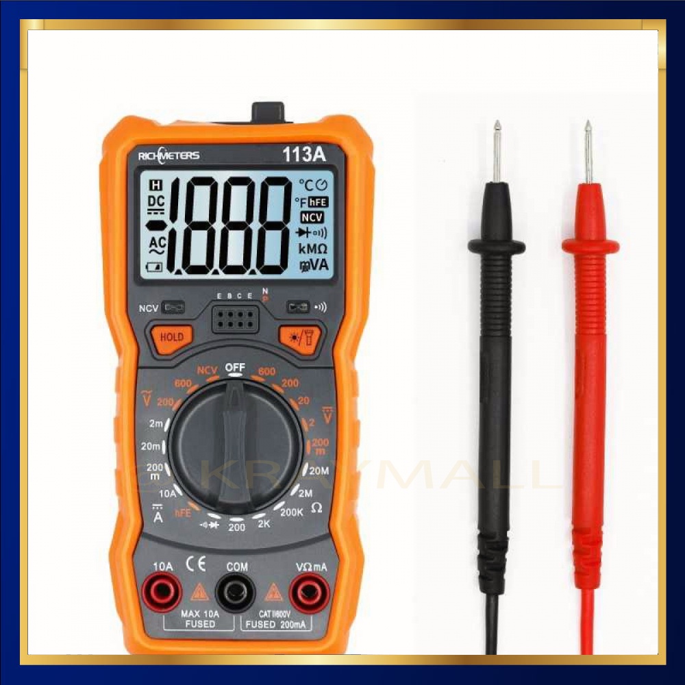Jual Pocket Size Digital Multimeter AC/DC Voltage Tester RM113A ...