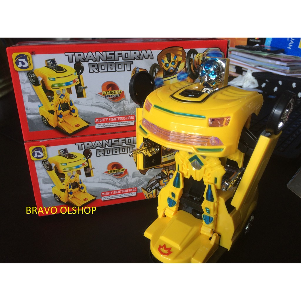 Jual Mainan Mobil Transformer Bumble Bee Bisa Jadi Robot No.8986 ...