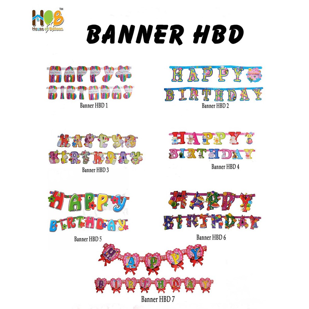 Jual Banner HBD | Shopee Indonesia