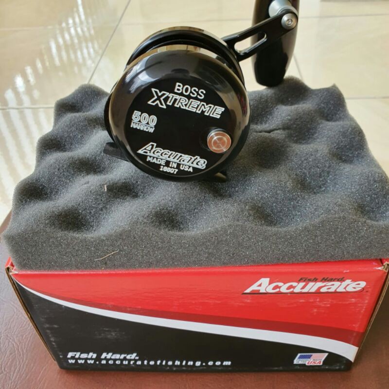 Jual REEL ACCURATE BOSS XTREME SPECIAL CUSTOM BX 500 N BX500 KANAN USA | Shopee Indonesia