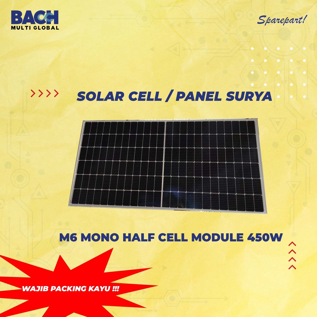 Jual Panel Surya / Solar Cell / Panel Surya Mono Crystalline Half-Cut ...