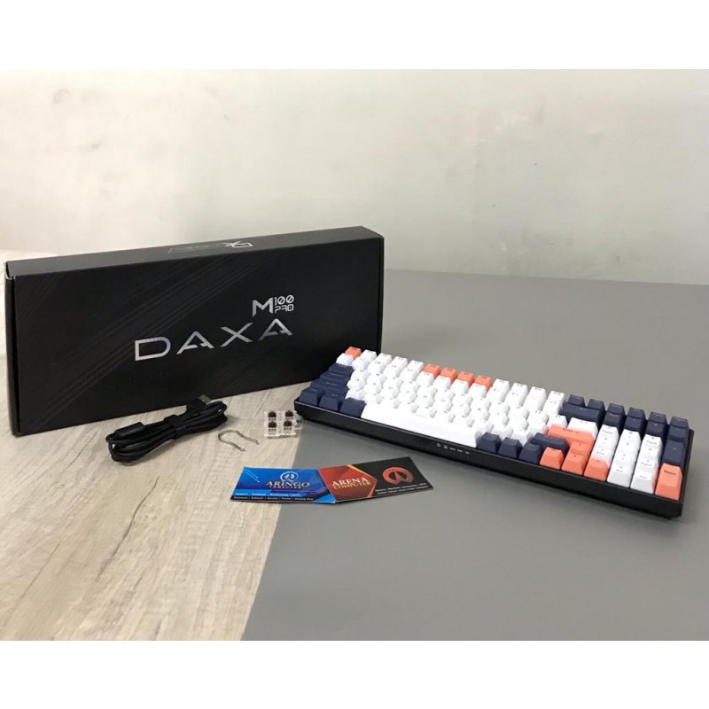 Jual Keyboard Rexus GAMING MECHANICAL DAXA M100 PRO BROWN SWITCH ...