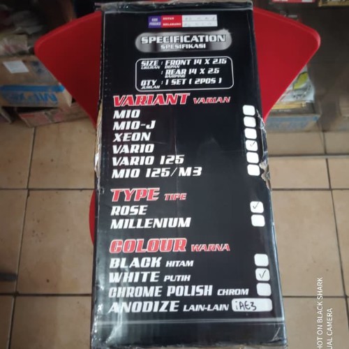 Jual Velg Power Vario110 ROSE Putih Ukuran 215-250 | Shopee Indonesia