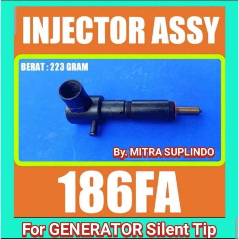 Jual 186FA Fuel injector assy lengkap Nozzle mesin genset Solar KAMA ...