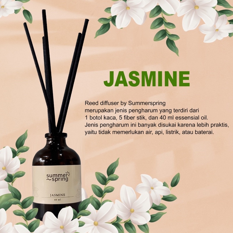 Jual Reed Diffuser Jasmine | Shopee Indonesia