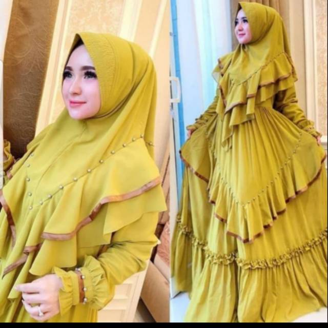 Jual DUVENCI SYARI DRES - BAJU SET SYARI WANITA - GAMIS SET SYARI ...
