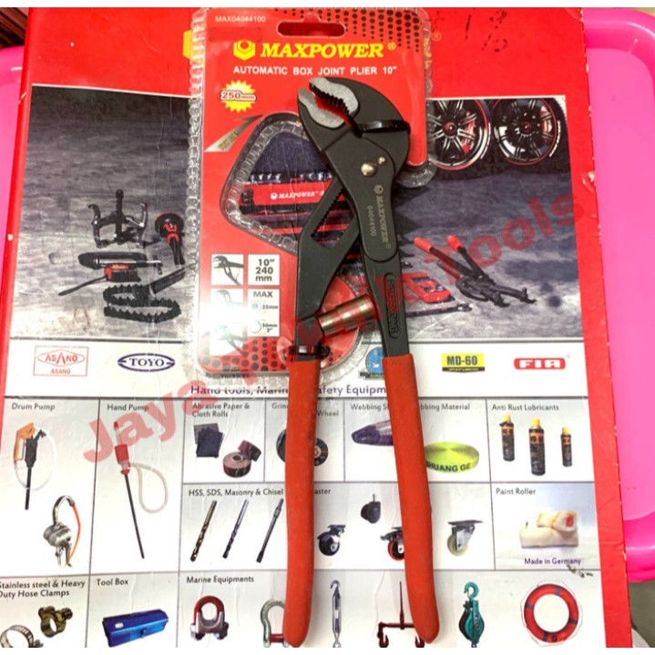 Jual Tang Burung Otomatis Maxpower 10" 250mm JIS Japan Box Joint Plier | Shopee Indonesia