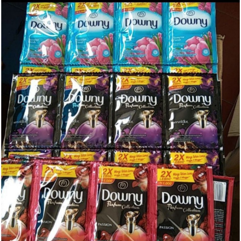 Jual downy pengharum baju isi 1 pack (isi 12sachet) | Shopee Indonesia