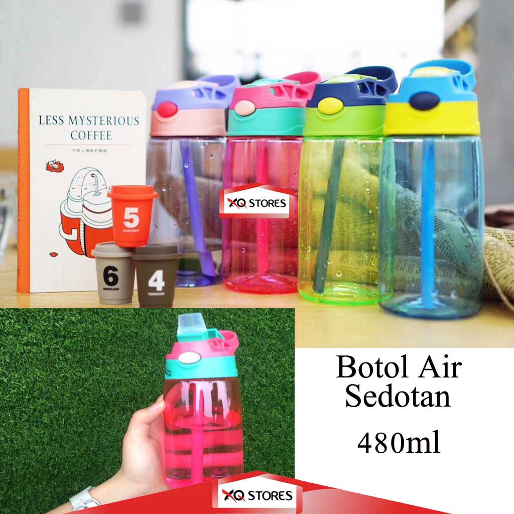 Jual Botol Air Sedotan 480 ml / Botol Minum / Botol Anak / Botol ...