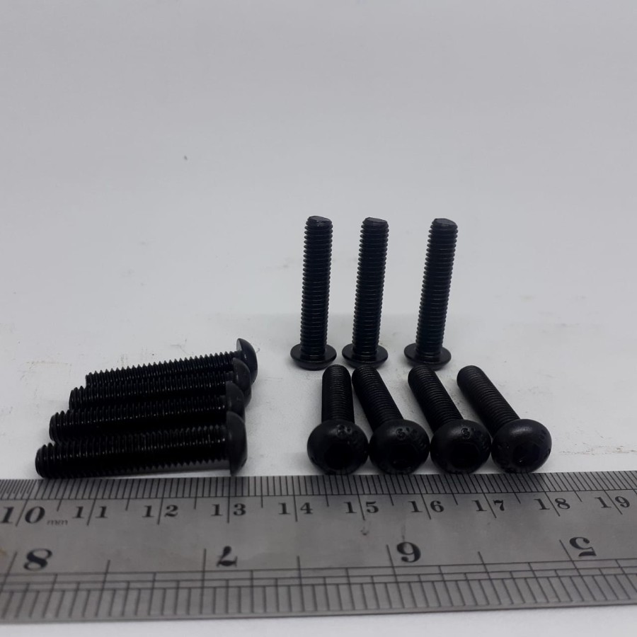 Jual BAUT L BUTTON M6 X 30 BAJA / BAUT M6 / BAUT 10 KUNCI L4 / L 4 ...