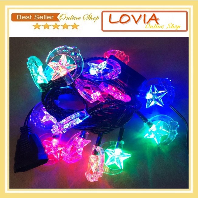 Jual Lampu Hias LED Tumblr Model Bulan Bintang Hiasan Lampu Natal LED ...