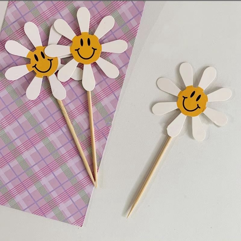 Jual [SATUAN] korean aesthetic birthday cake topper, gambar beruang ...