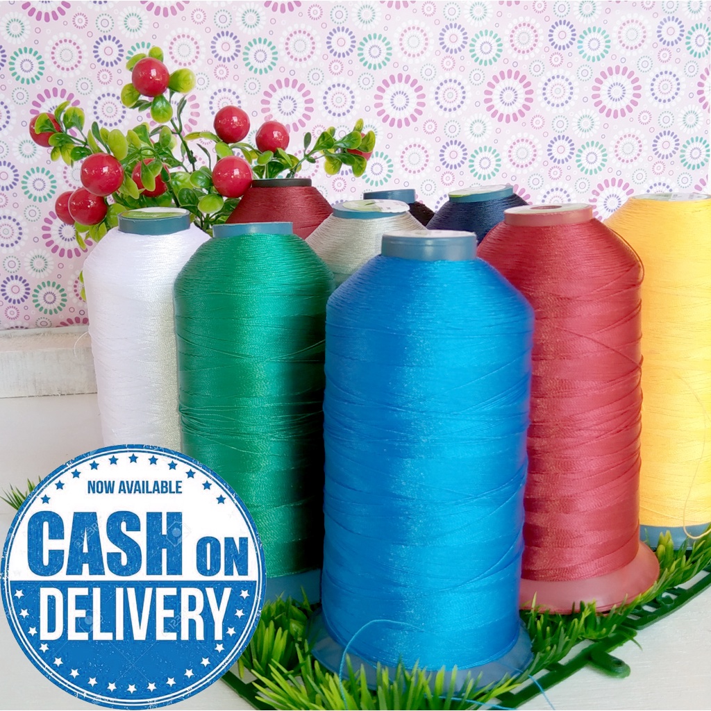 Jual Benang nilon jahit sepatu, jeans nilon 210/3 | Shopee Indonesia