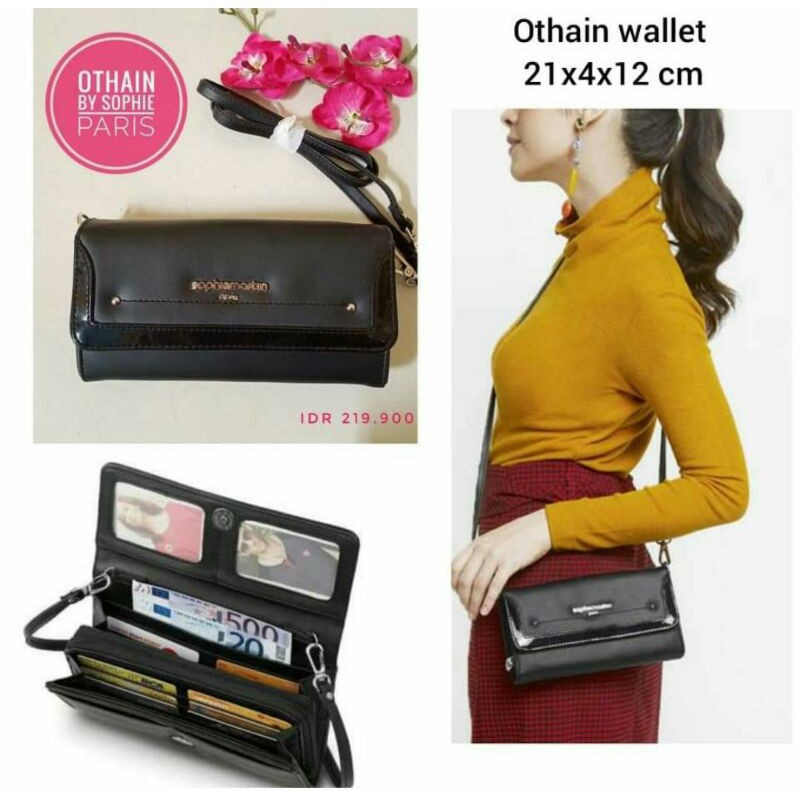 Jual Sophie Martin Dompet Othain Paris Hitam Tali Panjang Promo Diskon ...