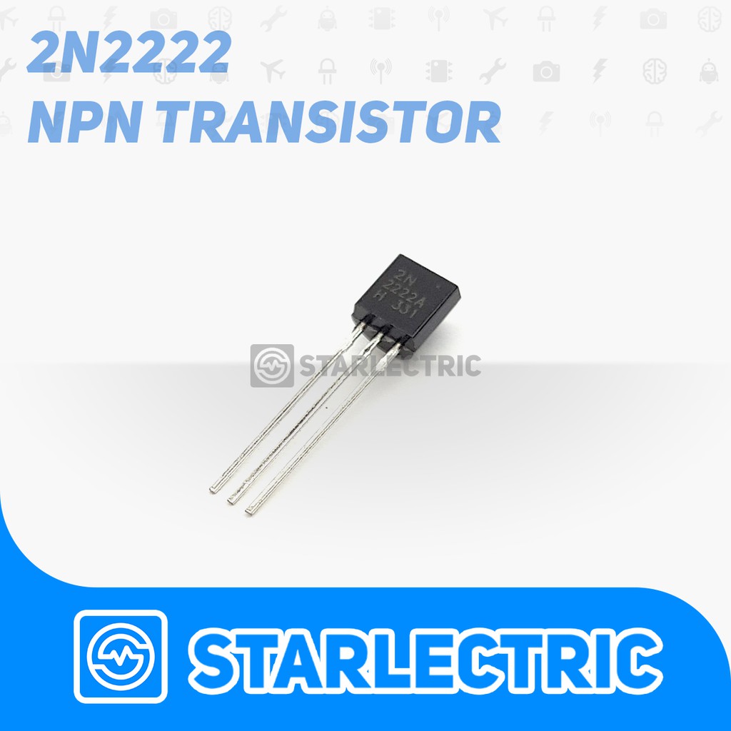 Jual Transistor NPN 2N2222A 2N2222 A TO-92 30V 0.6A | Shopee Indonesia
