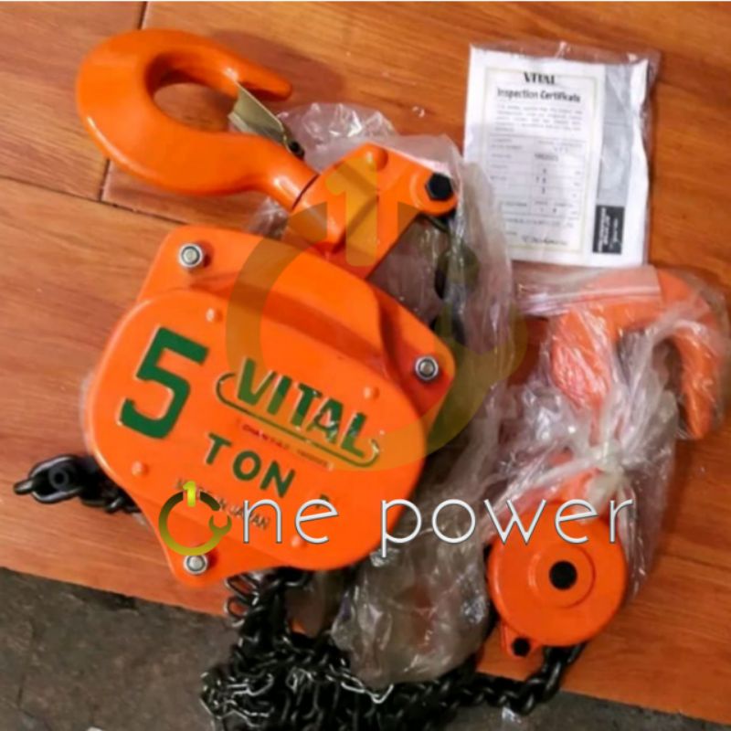 Jual Chain Block VITAL 5 Ton x 3 Meter Made in Japan.(op) | Shopee ...