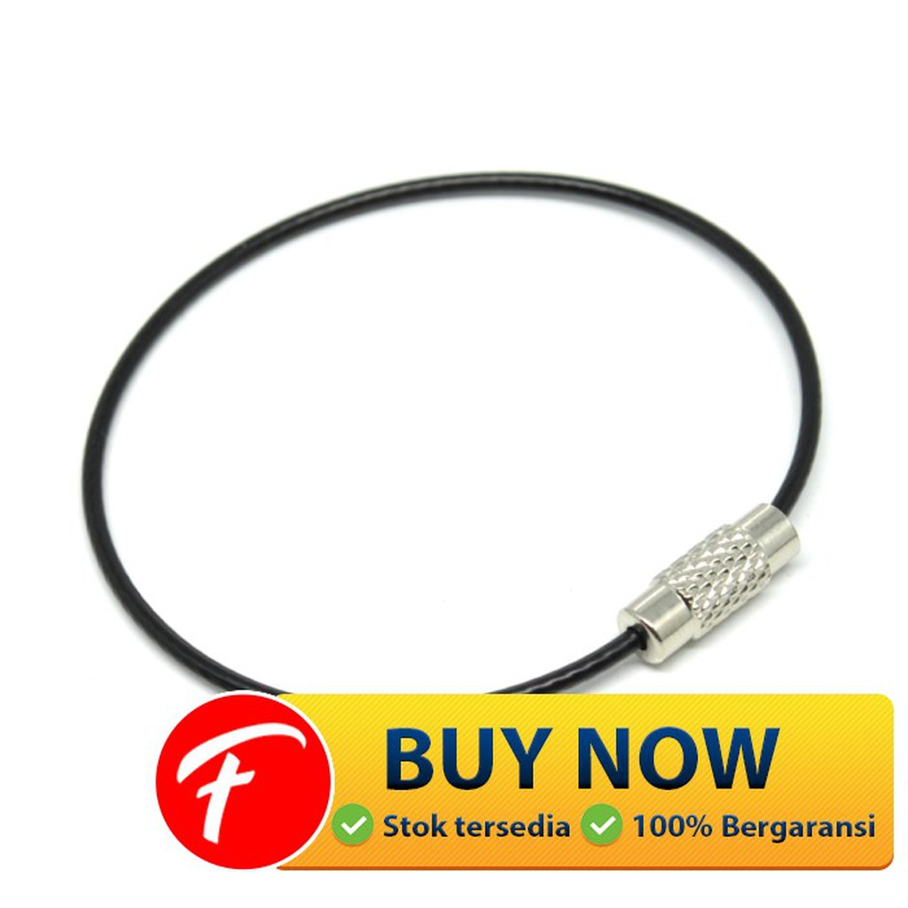 Jual Tali Besi Carabiner Metal Stainless Steel Wire Rope Keys Hanging ...