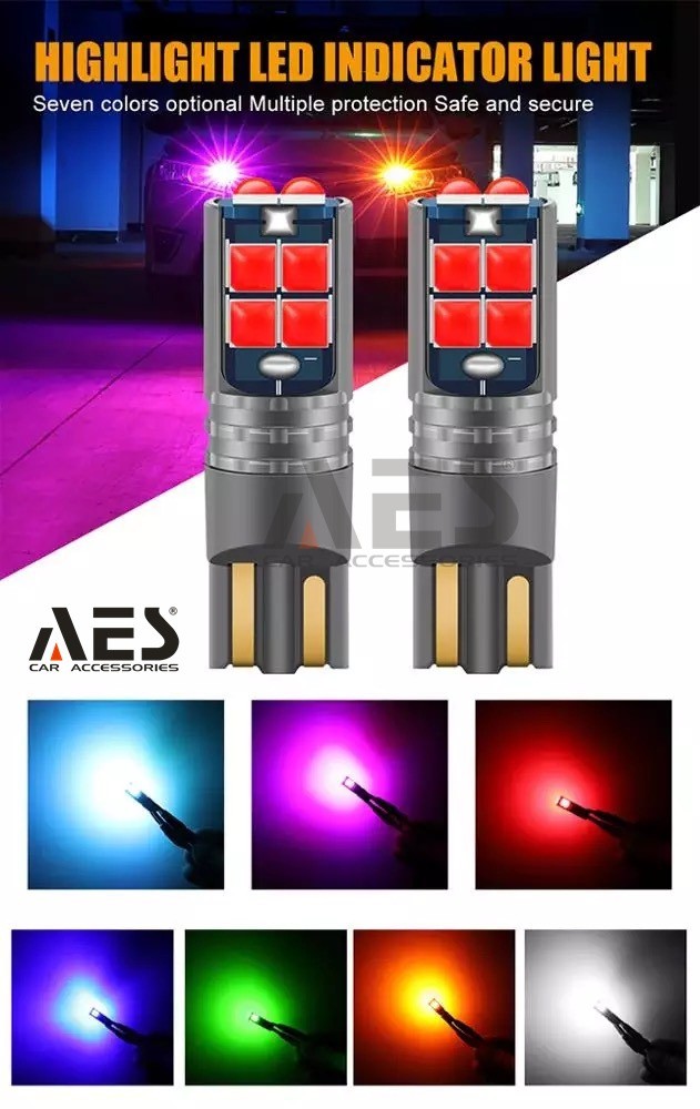 Jual LED T10 Premium AES 10 Smd 3030 Led High Power 5 watt Powerbright ...