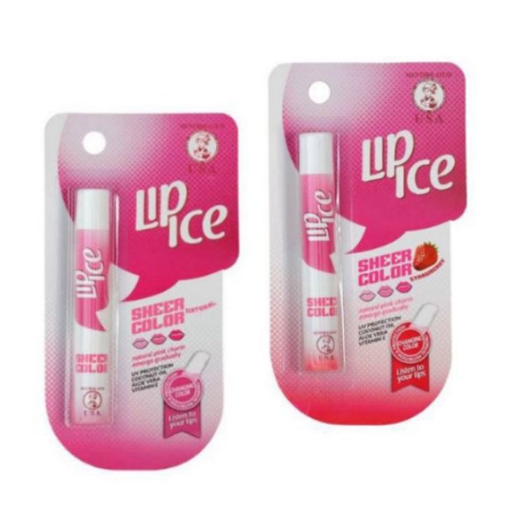 Jual Mentholatum Lip Ice Sheer Color Original Strawberry | Shopee Indonesia