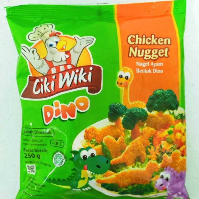 Jual Cikiwiki ciki wiki naget dino 250gr | Shopee Indonesia