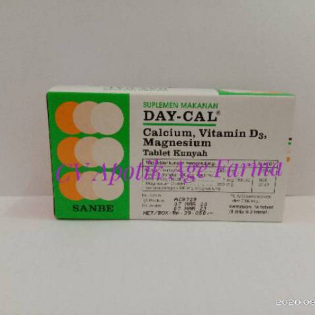 Jual Day Cal Tab isi 16 (Caprifarmindo) | Shopee Indonesia
