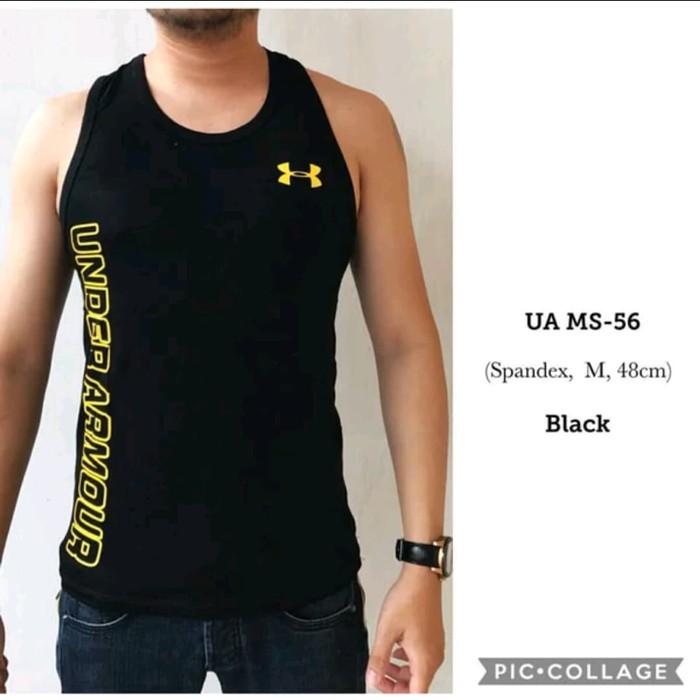 Jual KAOS SINGLET PRIA OLAHRAGA COWOK COWO GYM FITNES JOGING RUNNING ...