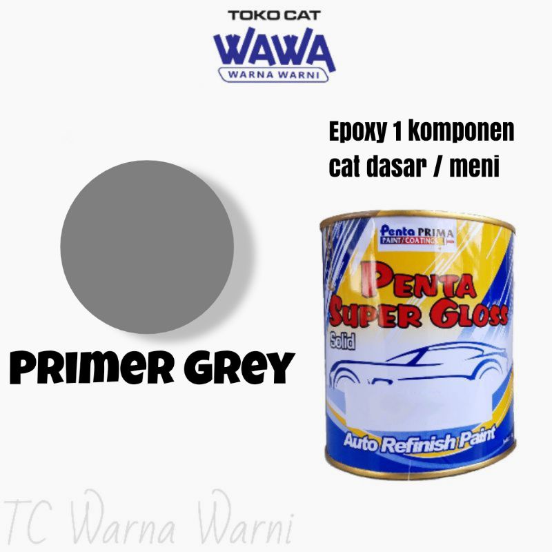 Jual Penta Super Gloss Epoxy Primer surfacer Grey White Red (cat dasar ...