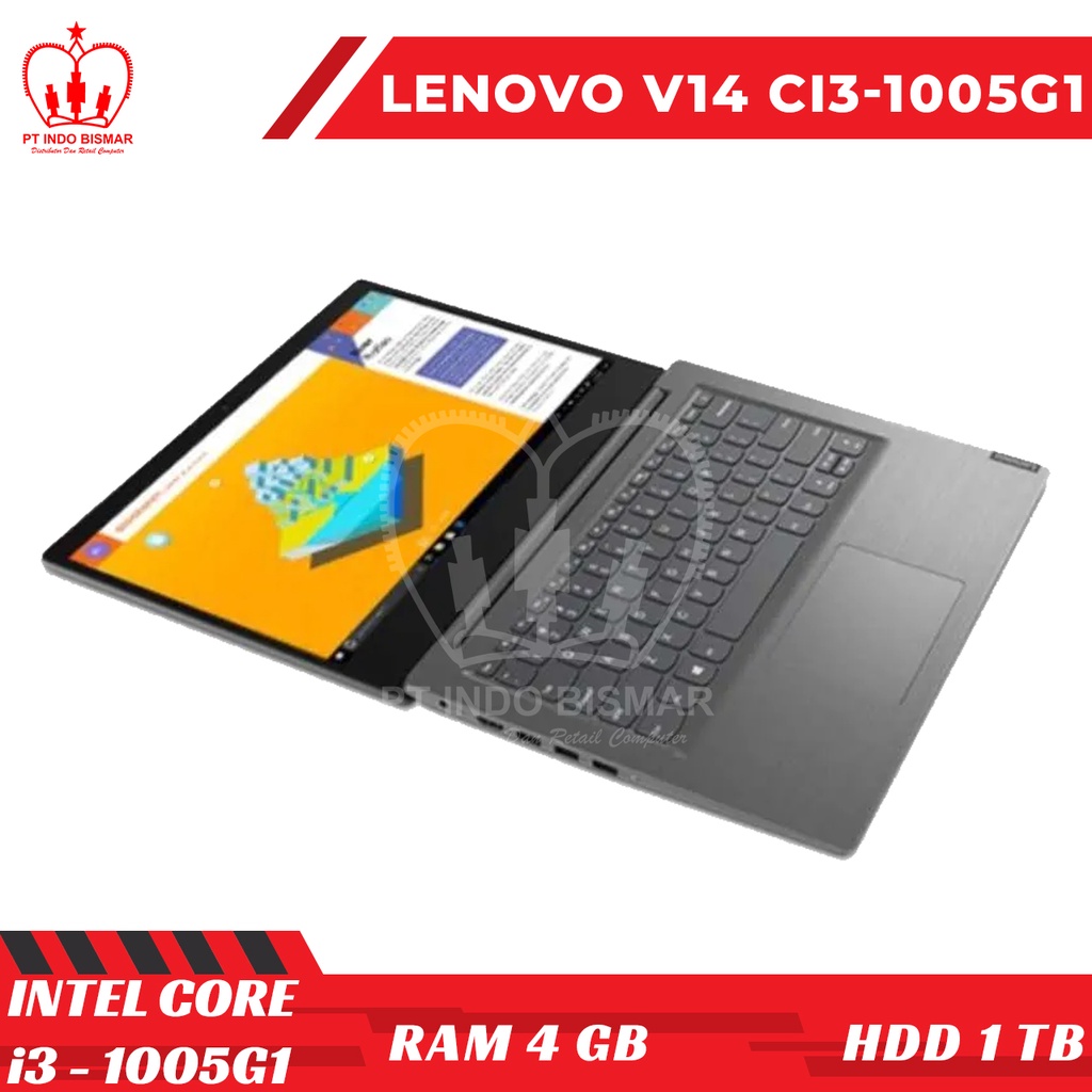 Jual LENOVO V14 INTEL CORE I3-1005G1 RAM 4GB HDD 1TB 14 INCHI | Shopee Indonesia