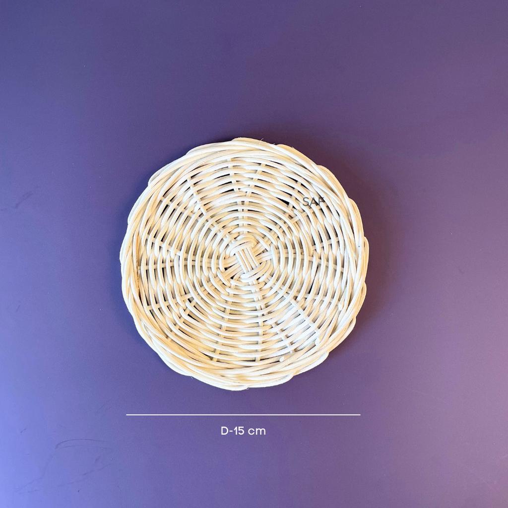 Jual SAF coaster rotan bulat anyaman - props tatakan food photo ...