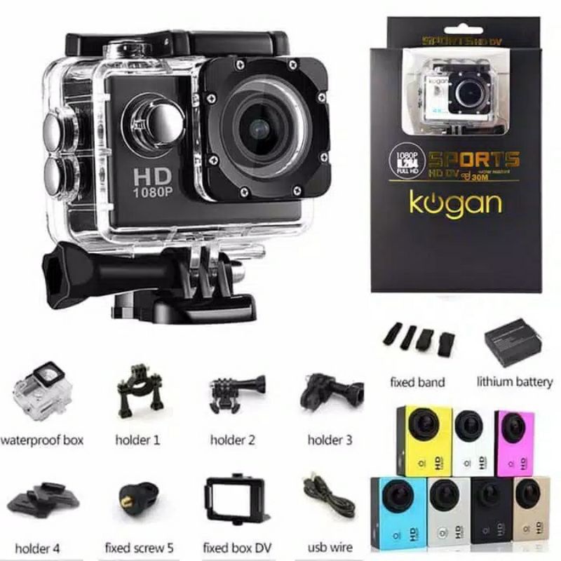 Jual camera Kogan Action Camera Sport Cam HD DV 12MP 1080P Water ...