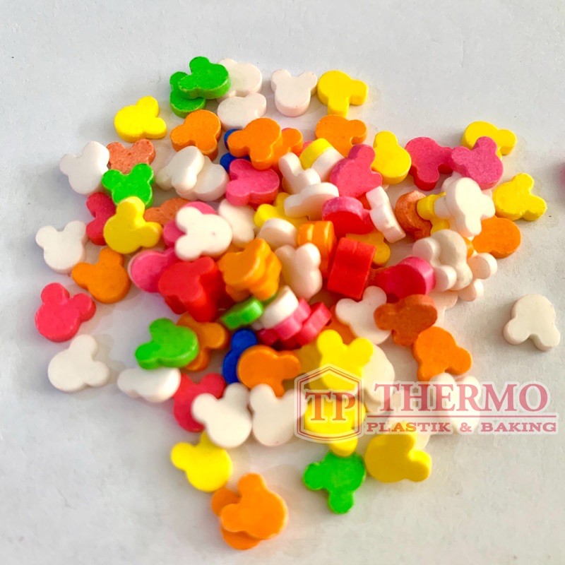 Jual (50 gr) Sprinkles Spikel Trimit Confetti Conveti Springkel Hiasan ...