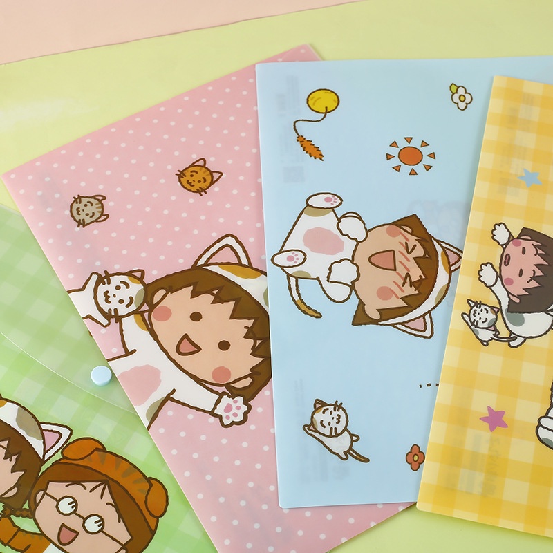 Jual Map Chibi Maruko Chan Import Ukuran A4 Folder Plastik Premium ...