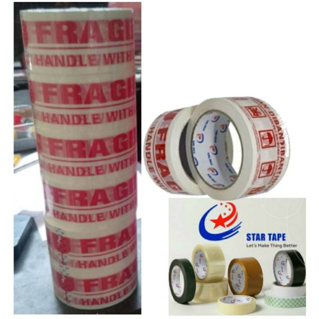 Jual Lakban Fragile Putih | Shopee Indonesia