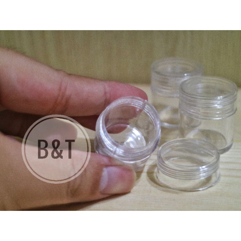 Jual Pot / jar / kemasan cream 10 gram bening ( isi 12 pcs) | Shopee ...