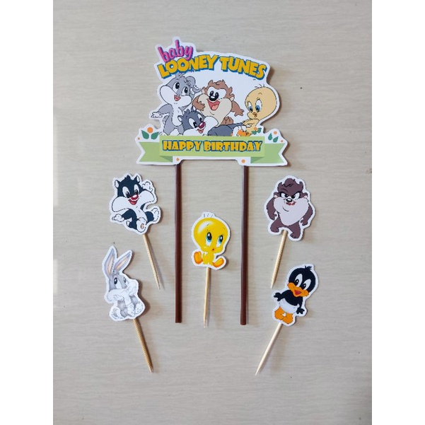 Jual TOPPER LOONEY TUNES / CAKE TOPPER LOONEY TUNES BABY / TOPPER KUE ...