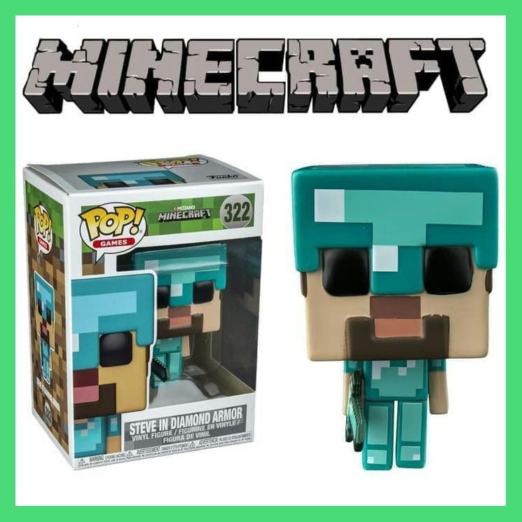Jual FUNKO POP/GAMES MINECRAFT/STEVE IN DIAMOND ARMOR (EXCLUSIVE ...