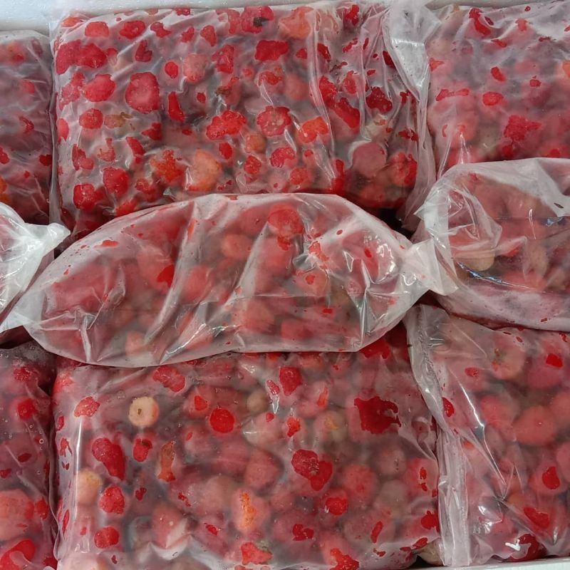 Jual strawberry frozen 1kg | Shopee Indonesia