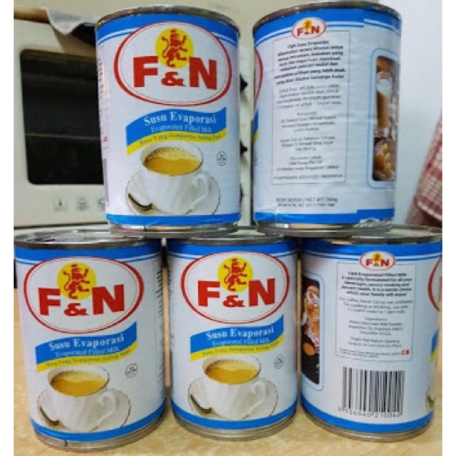 Jual SUSU FN F&N F & N EVAPORASI / EVAPORATED MILK UNTUK THAI TEA ...