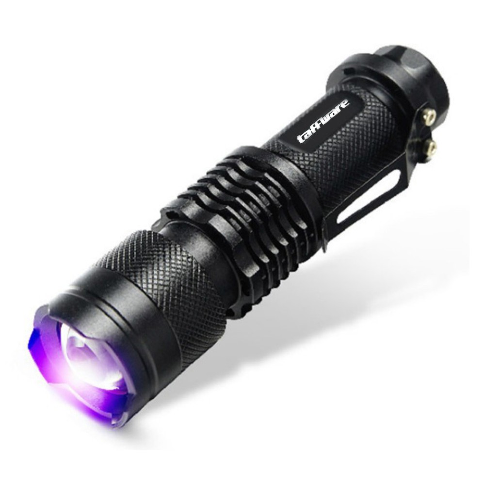 Jual TaffLED Senter LED 395nm Waterproof Pocketman P1 Ultraviolet Black ...