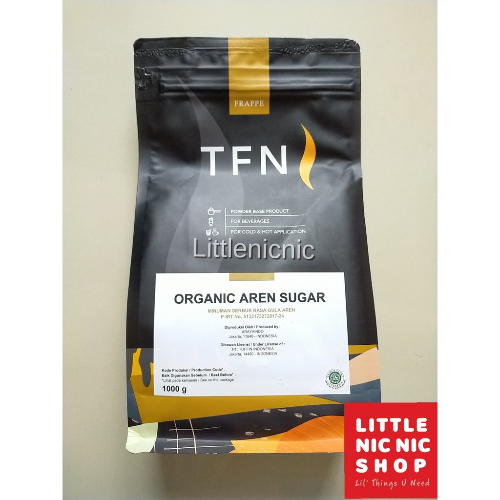 Jual Toffin Organic Aren sugar powder 1 Kg Gula Aren organik bubuk ...
