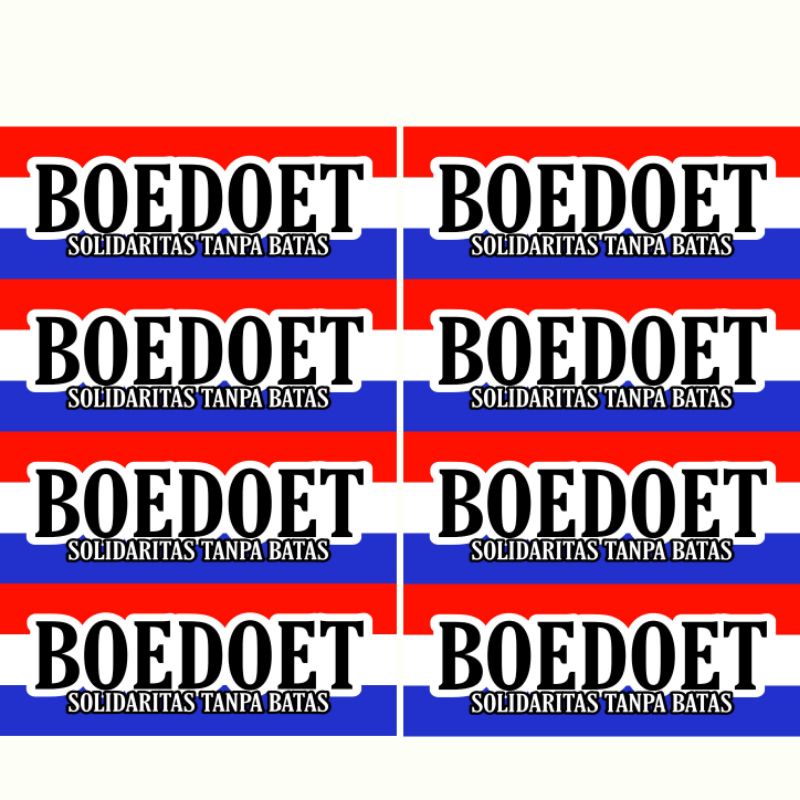 Jual STIKER BOEDOET SOLIDARITAS TANPA BATAS | Shopee Indonesia