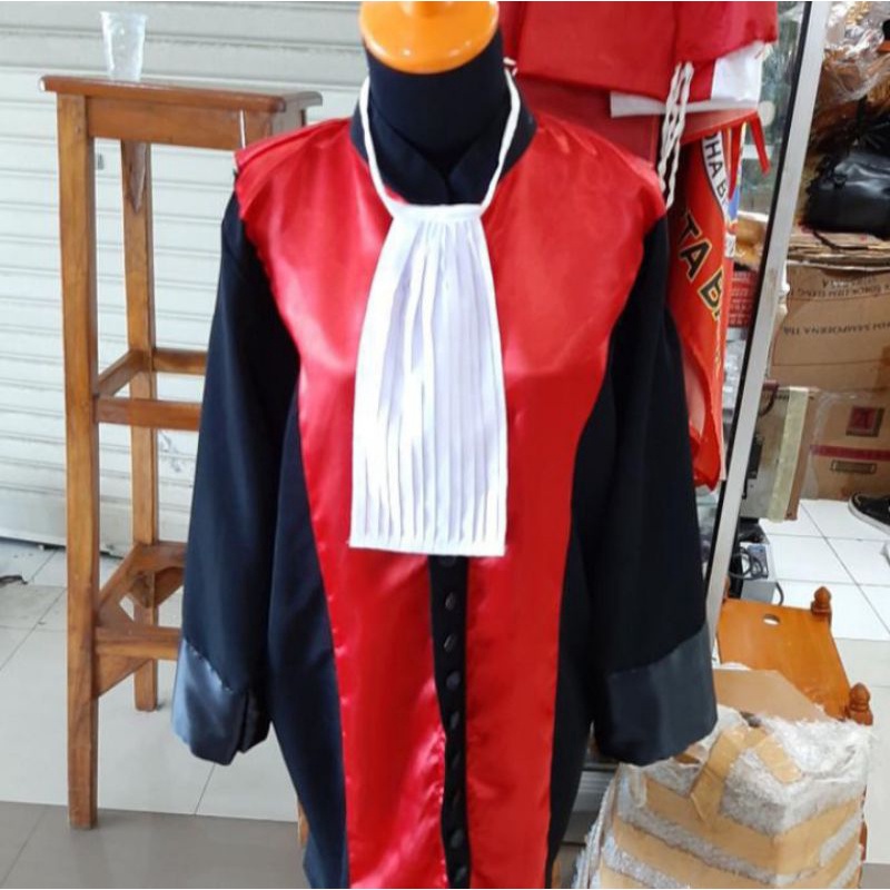 Jual Toga Hakim Berkualitas Toga Hakim Pengadilan Negeri Bahan Twist ...